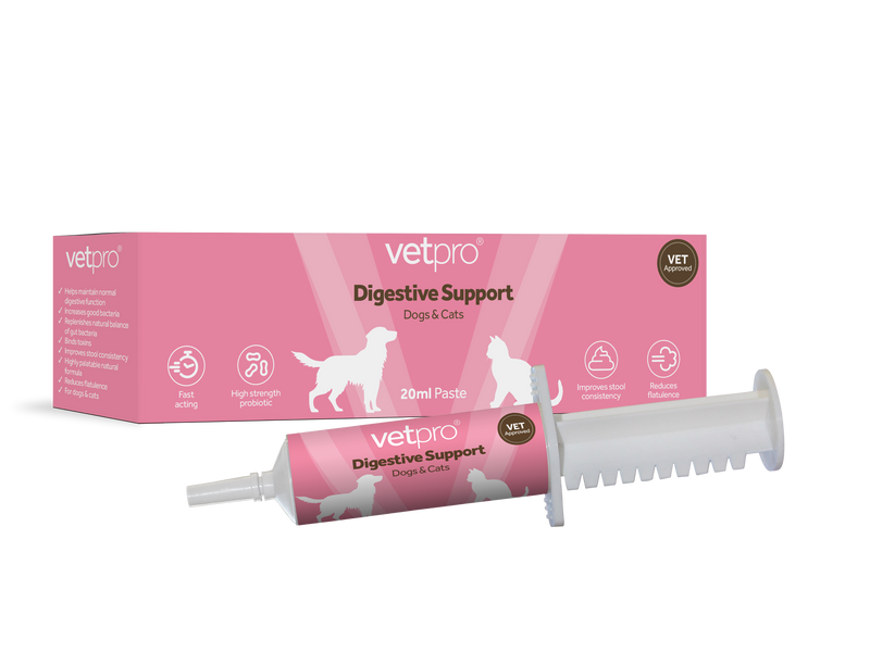 Vetpro Digestive Function Probiotic Paste - 20ml syringe